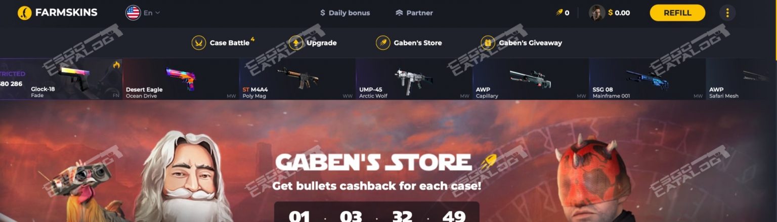 Farmskins Bonus Code "gamblecsgo" on CS2Lords in 2026